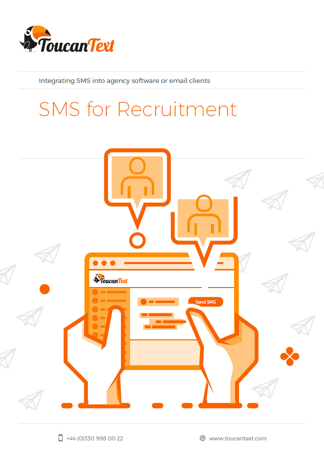 SMS for recruitment: send text messages to job candidates & temp staff